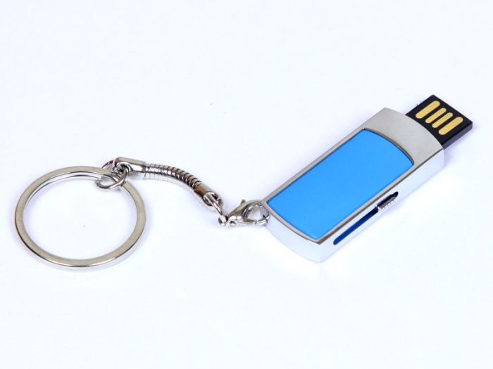 Флешка прямоугольной формы. 8 Гб. Цвет Синий, USB2.0-купить оптом в ...